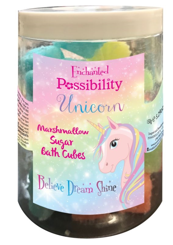£1.99 UNICORN M.MALLOW CUBES 150g (12) - Greenheys Sundries