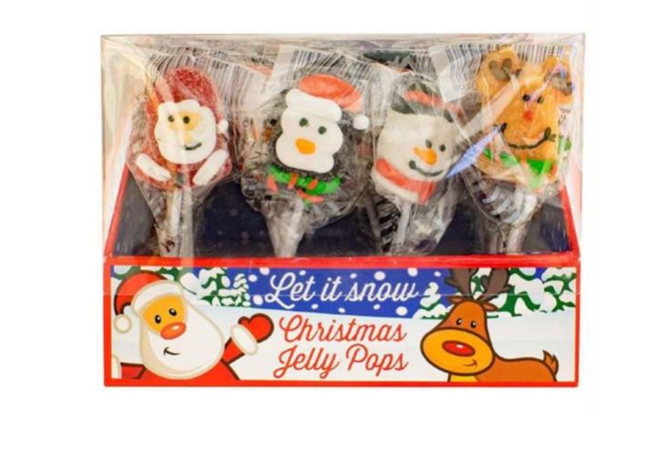 £1.00 FESTIVE JELLY POPS (24) - Greenheys Sundries