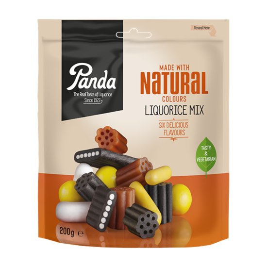 £2.39 PANDA LIQUORICE MIX 200g (12) - Greenheys Sundries