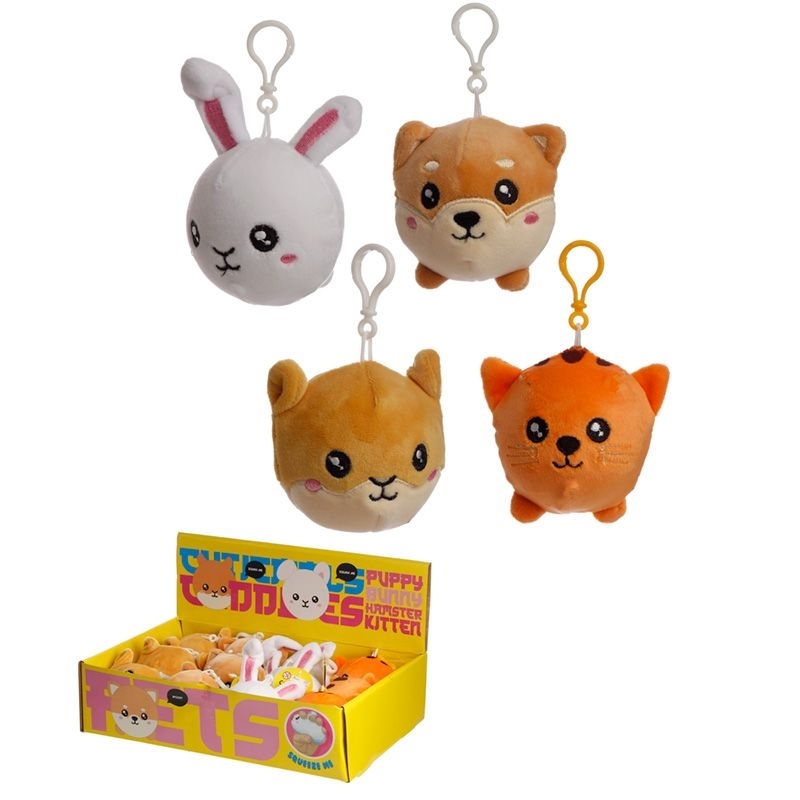 £2.99 CUTIEMALS SQUISHY PET KEYRINS (12) - Greenheys Sundries