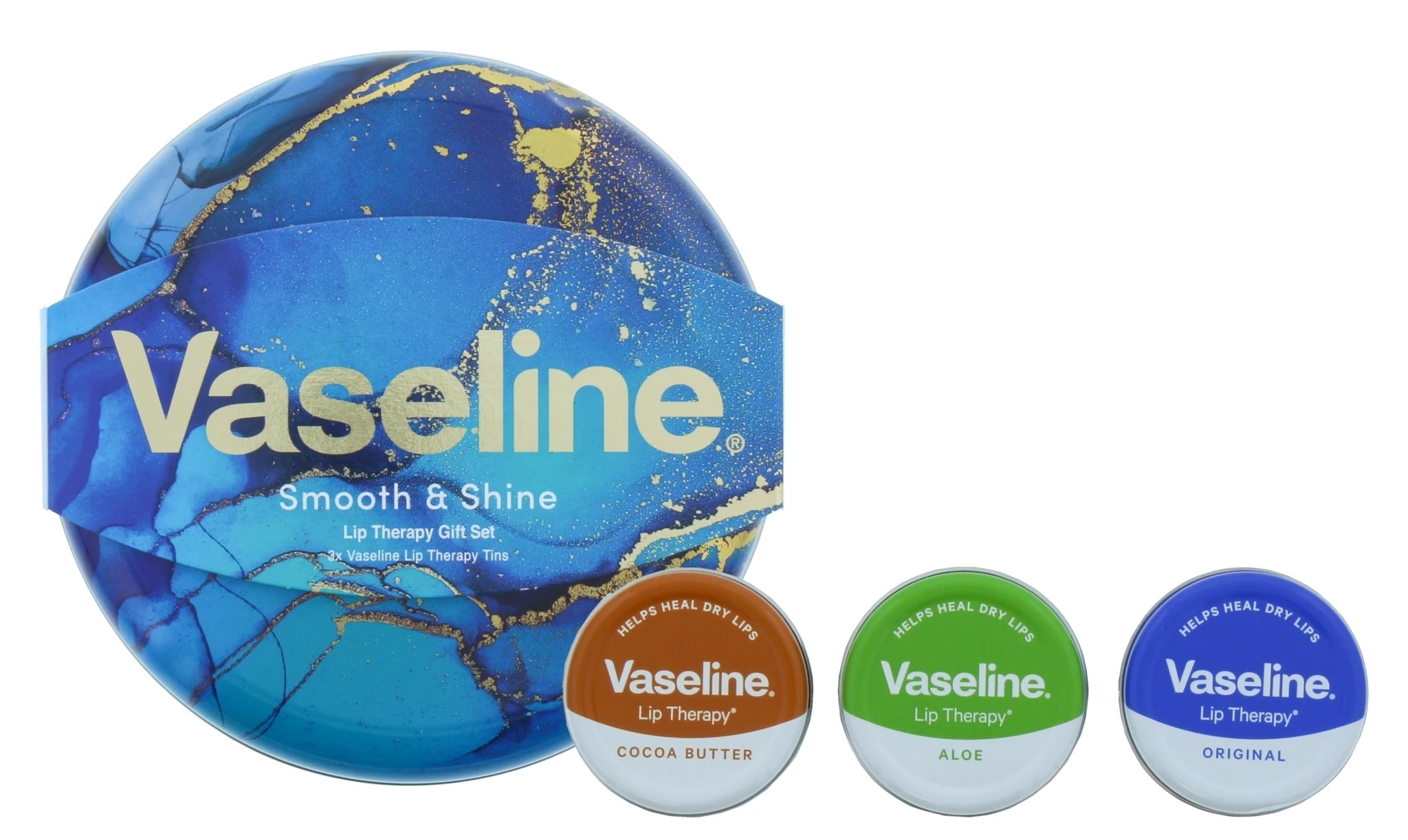£3.99 VASELINE ORIGINAL LARGE TIN TRIO - Greenheys Sundries